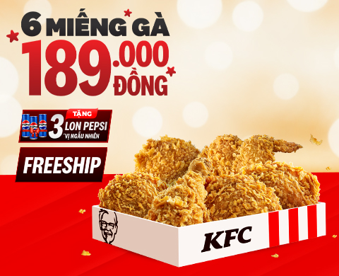 Đặt Hàng Món Gà Rán KFC | KFC Việt Nam